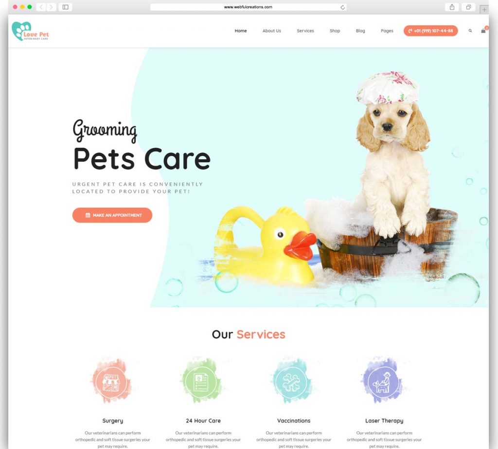 Best Veterinary WordPress Themes – Webful Creations