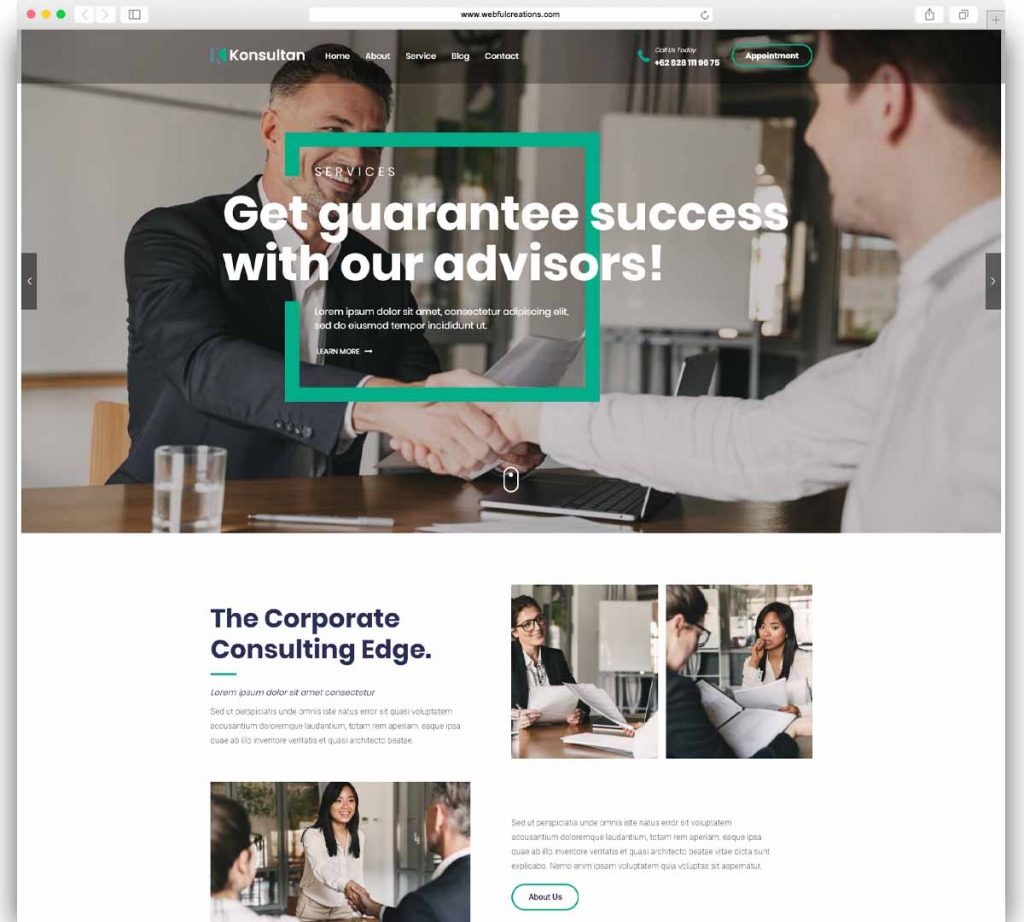 Best Consulting WordPress Themes – Webful Creations