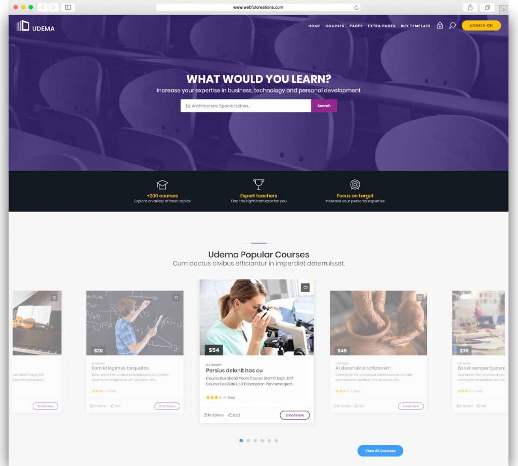 60+ Best Education WordPress Themes 2024 – Webful Creations Vision