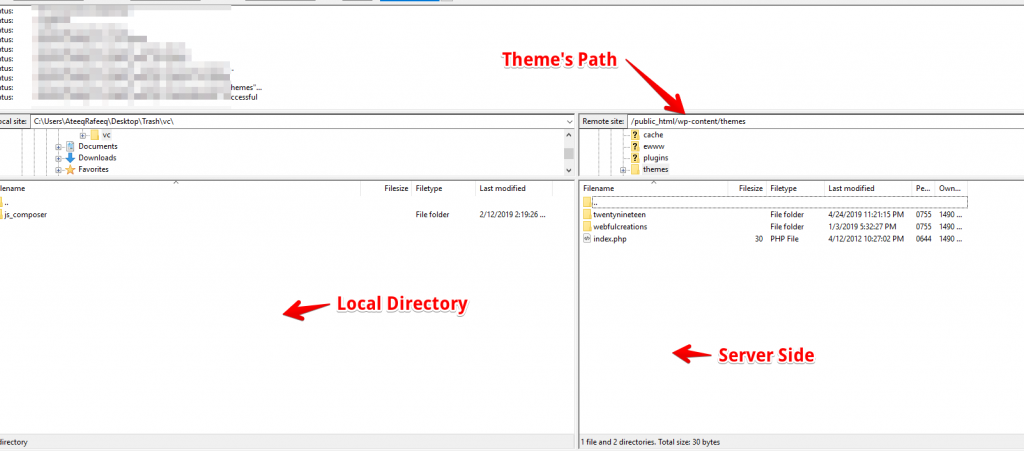 Update WordPress theme manually via FTP or cPanel or WordPress theme upload - Webful Creations ...