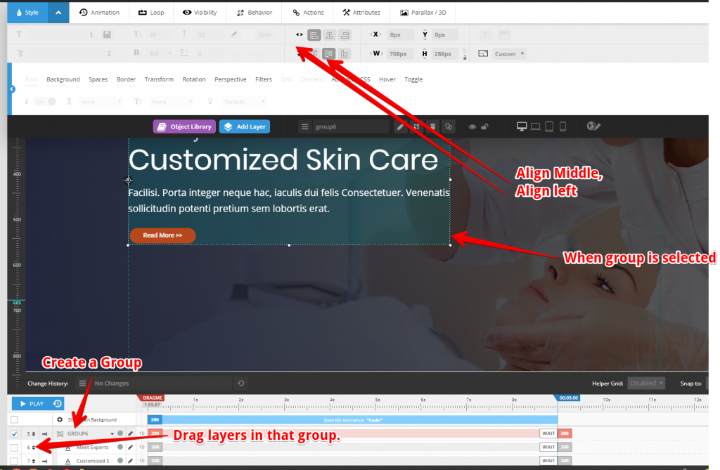 Revolution Slider edit, update, add, copy slides - Webful Creations Vision