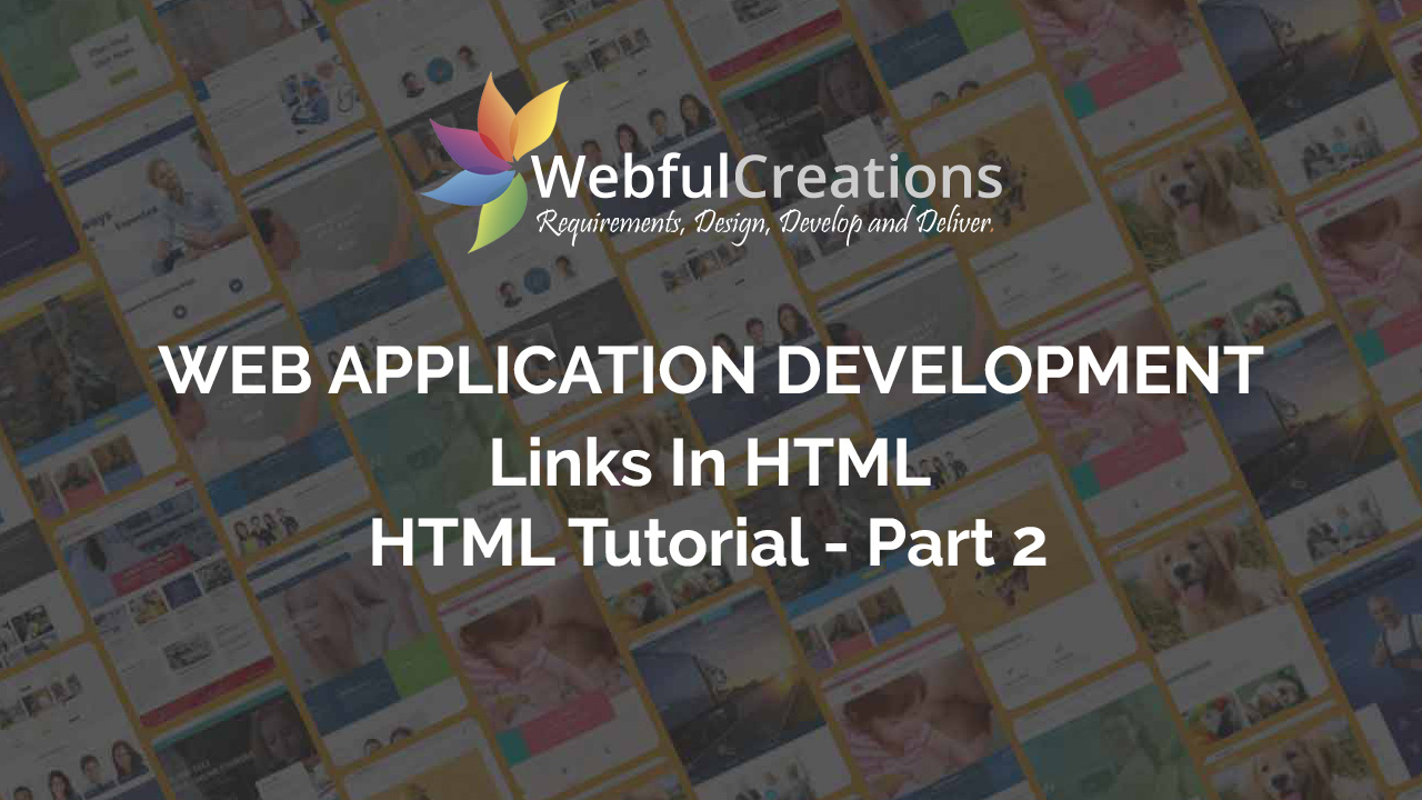 HTML Links - HTML Tutorial - Web Application Development - Webful ...