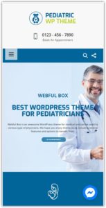 Pediatric - Medical WordPress Theme - WebfulBox - Webful Creations Vision
