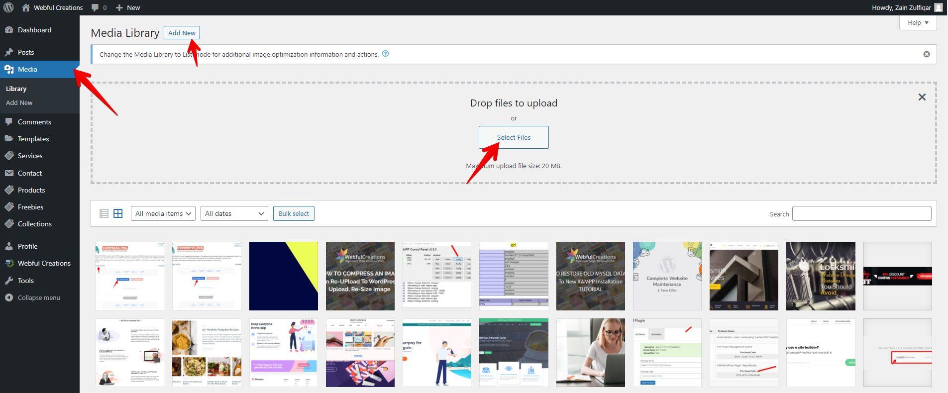 How To Compress An Image Manually And Re-Upload To WordPress - Webful ...
