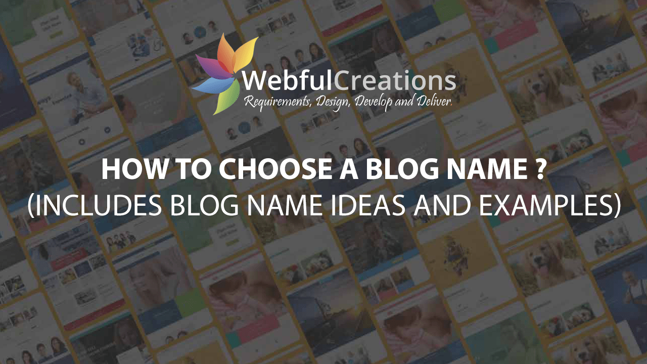 How to choose blog name?
