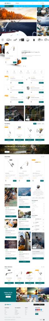 Fishifish - Fishing Farm eCommerce HTML Template - Webful Creations Vision