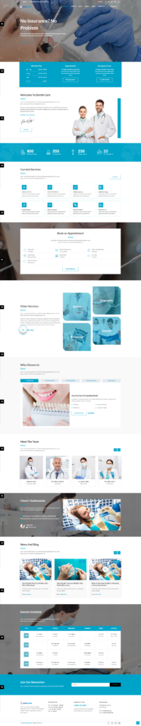 Dentle Care - Dentist and Dental Clinic HTML Template - Webful Creations Vision