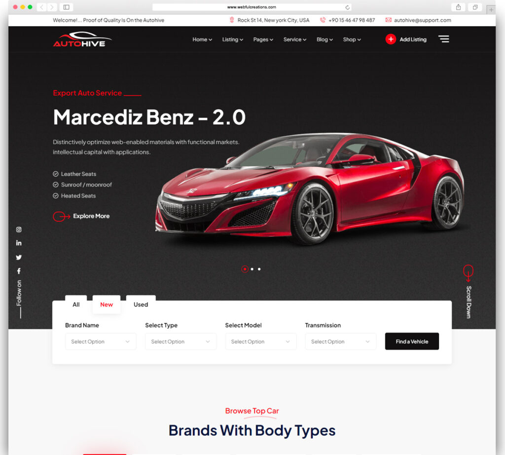 24 Best Automotive WordPress Themes 2024 Archives – Webful Creations