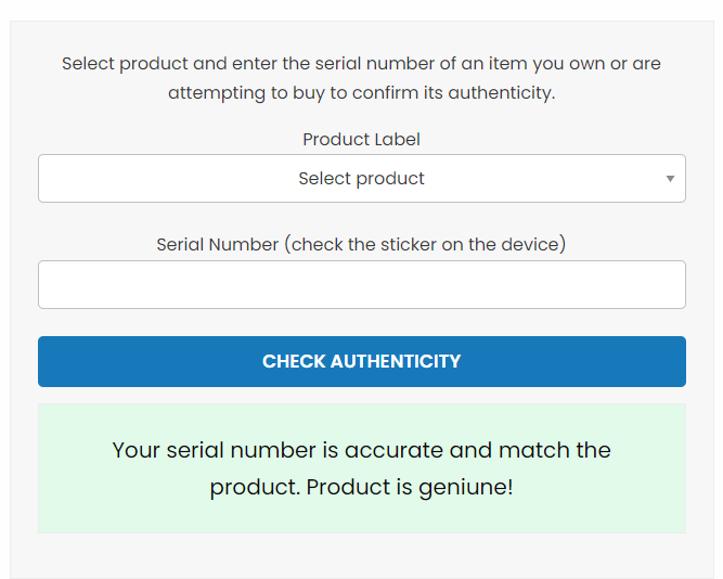 PrRegistration - Product Registration, Authenticity WordPress Plugin