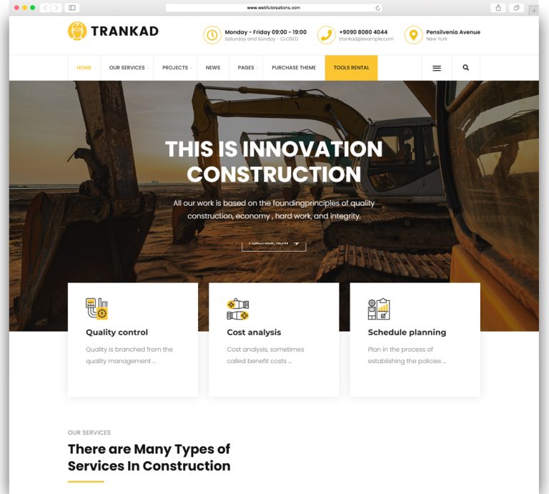 51+ Best Construction WordPress Themes – Webful Creations Vision