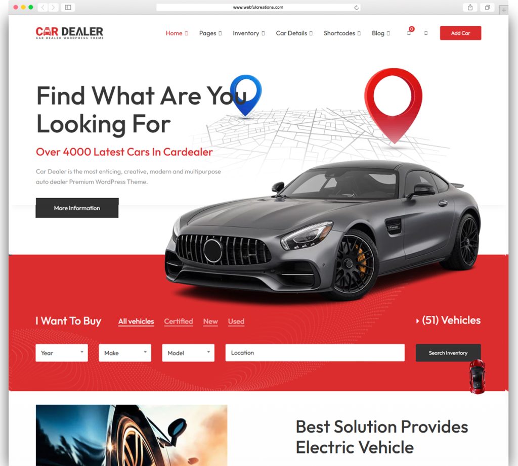 68+ Best Automotive WordPress Themes 2025 Archives – Webful Creations ...