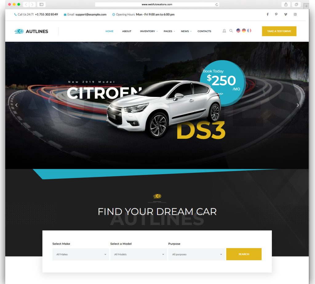68+ Best Automotive WordPress Themes 2025 Archives – Webful Creations ...