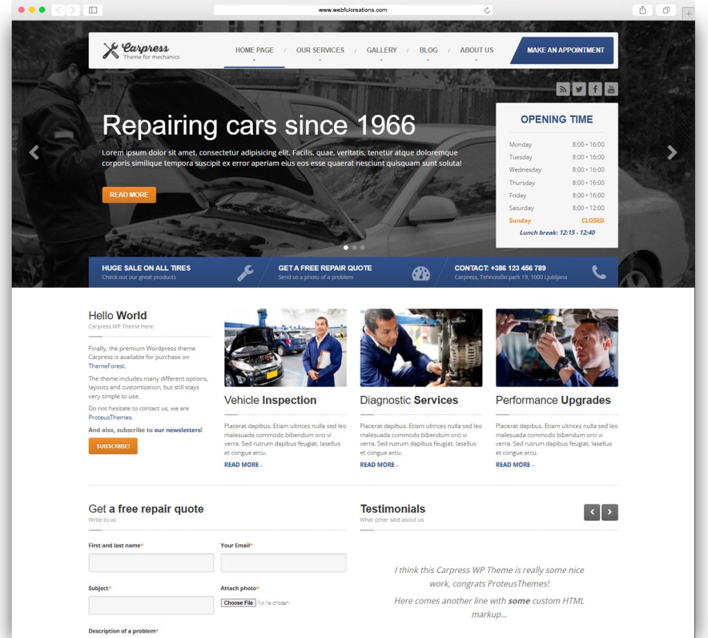 68+ Best Automotive WordPress Themes 2025 Archives – Webful Creations ...