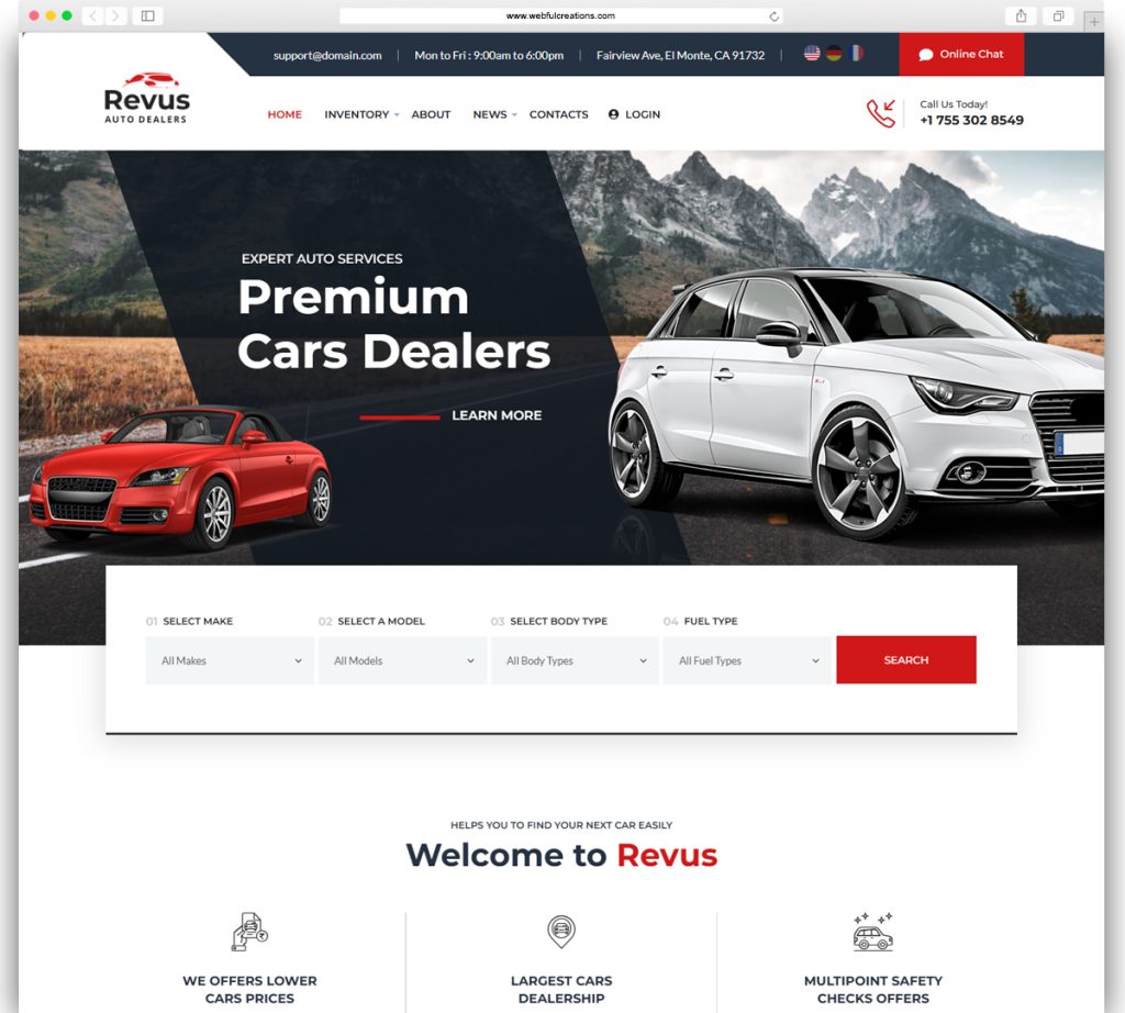 68+ Best Automotive WordPress Themes 2025 Archives – Webful Creations ...