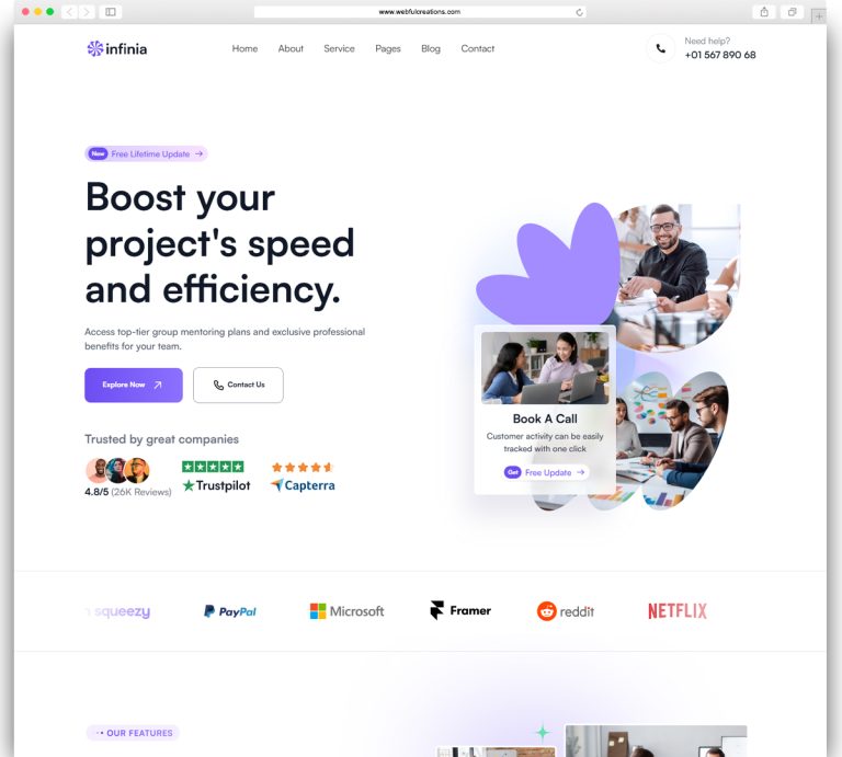 36+ Best Consulting WordPress Themes - Webful Creations Vision