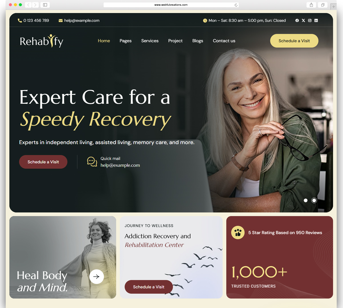 Rehabify – Addiction Recovery and Rehabilitation Center WordPress Theme ...