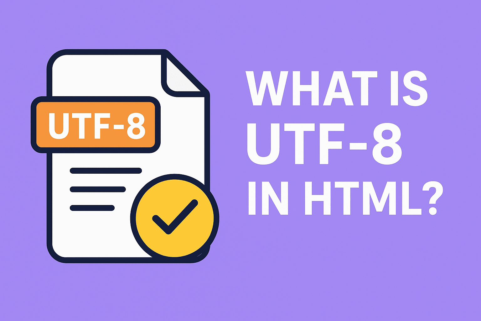 What is UTF-8 in HTML? Complete Guide to Character Encoding